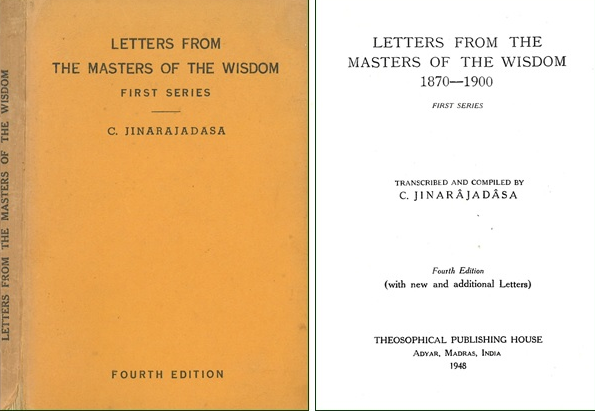 Letters From the Masters of the Wisdom - First Series