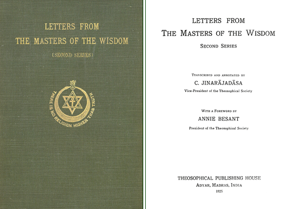 Letters From the Masters of the Wisdom - Second Series